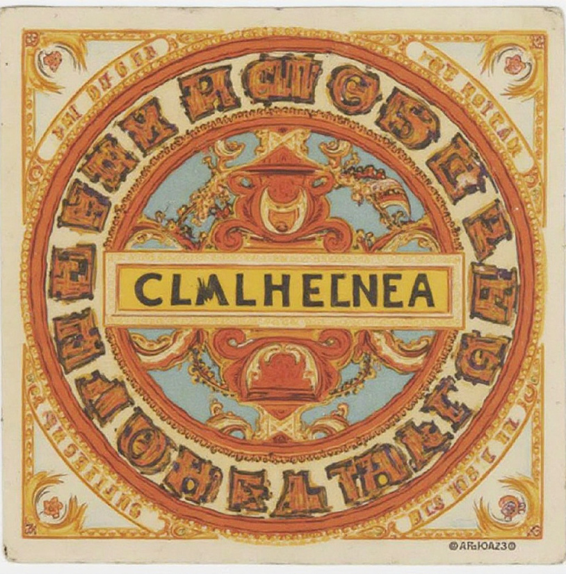 Jerome.C.House (American,1991) Painted Candy Label Advertisings ...