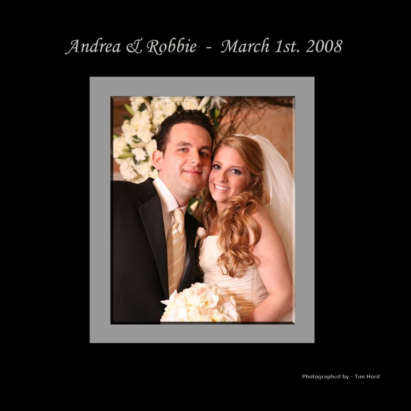 Andrea & Robbie's Wedding - Photo Book - PrestoPhoto