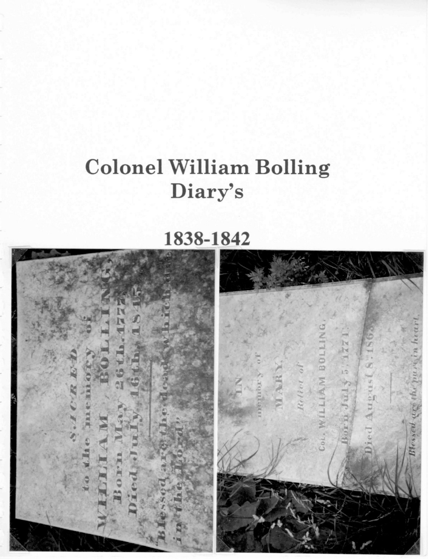 Colonel William Bolling Diary's 1838-1842 - EPSON Scan - PrestoPhoto