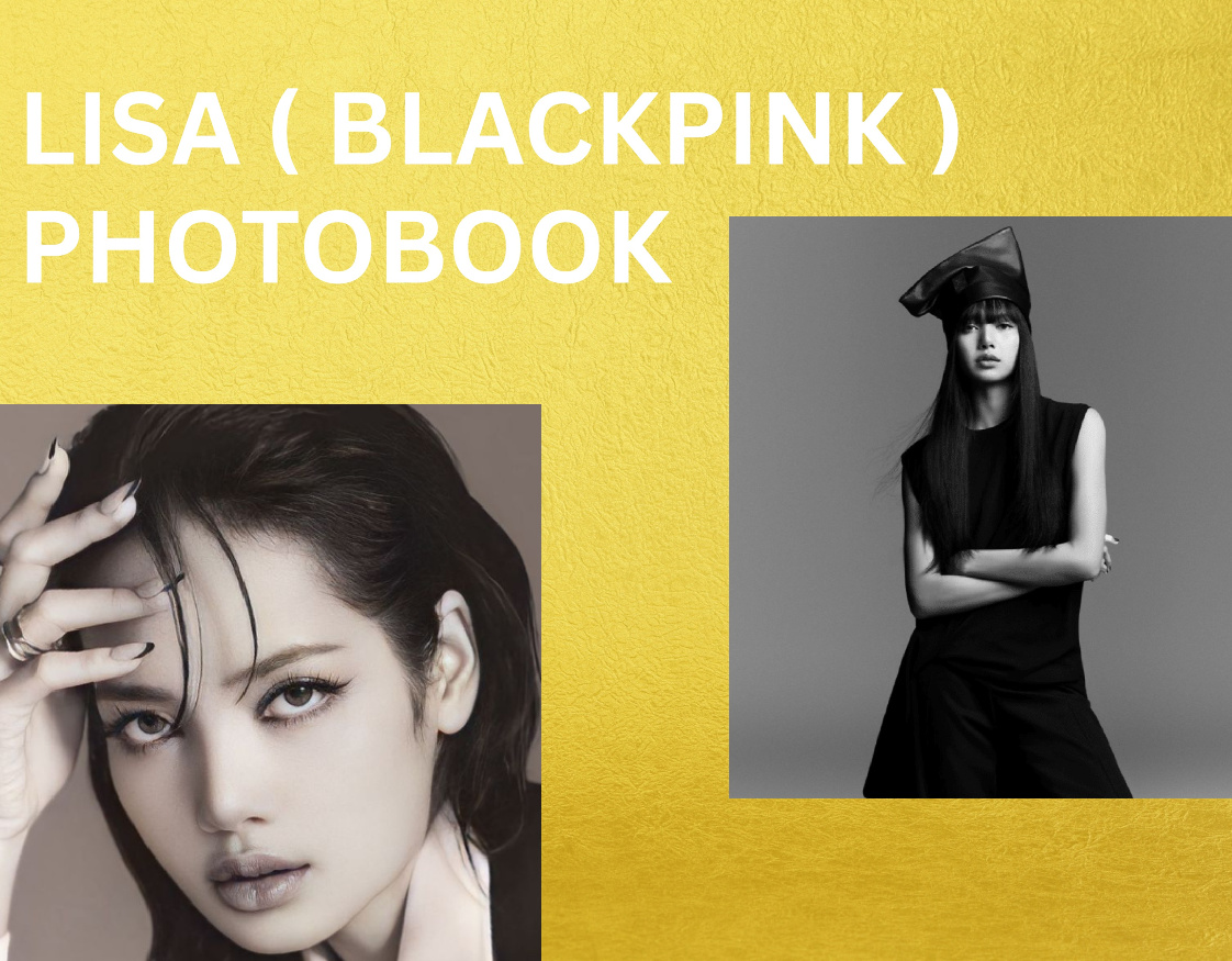 Lisa ( BLACKPINK) photobook - Canva - PrestoPhoto