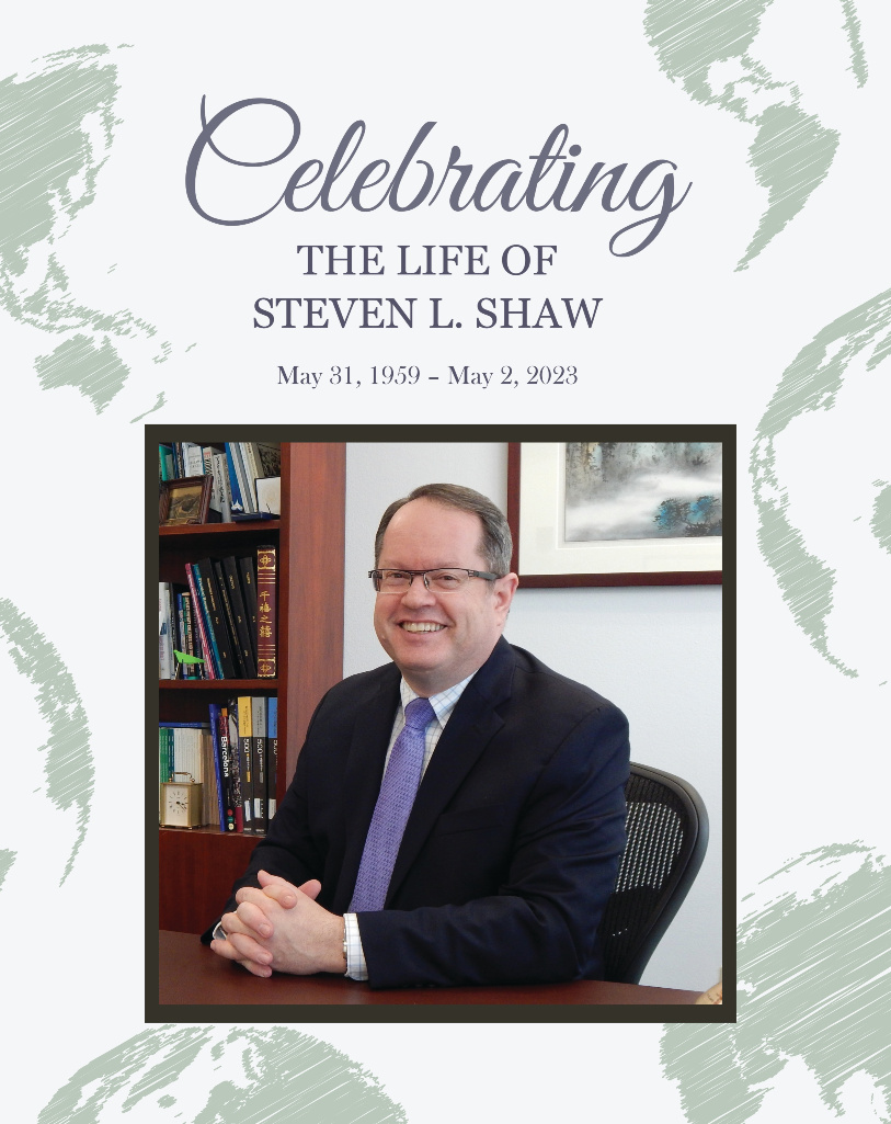 Steven Shaw Memorial Book - Adobe InDesign - PrestoPhoto